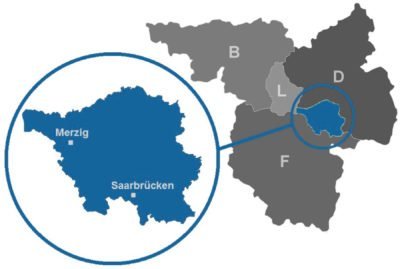 Die Kreisstadt Merzig auf einen Blick